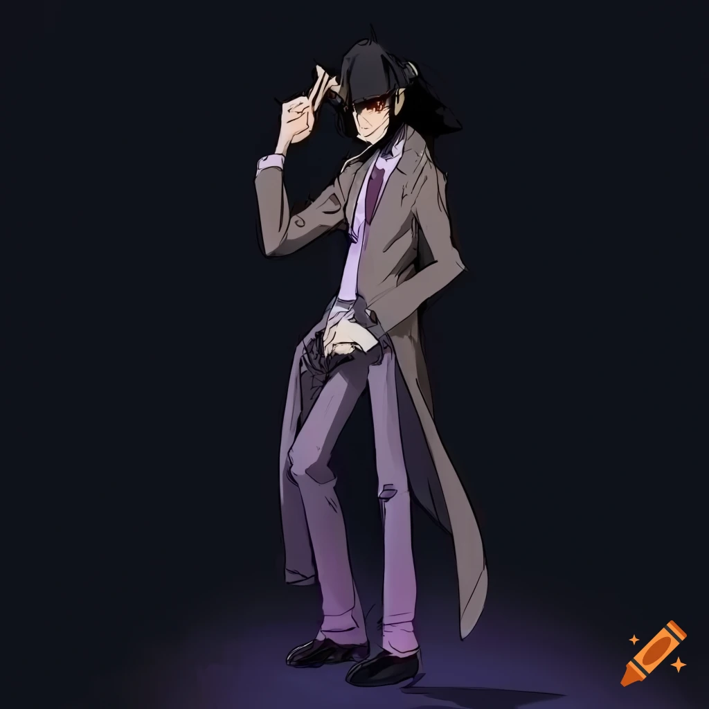 Full body image of jigen daisuke on Craiyon