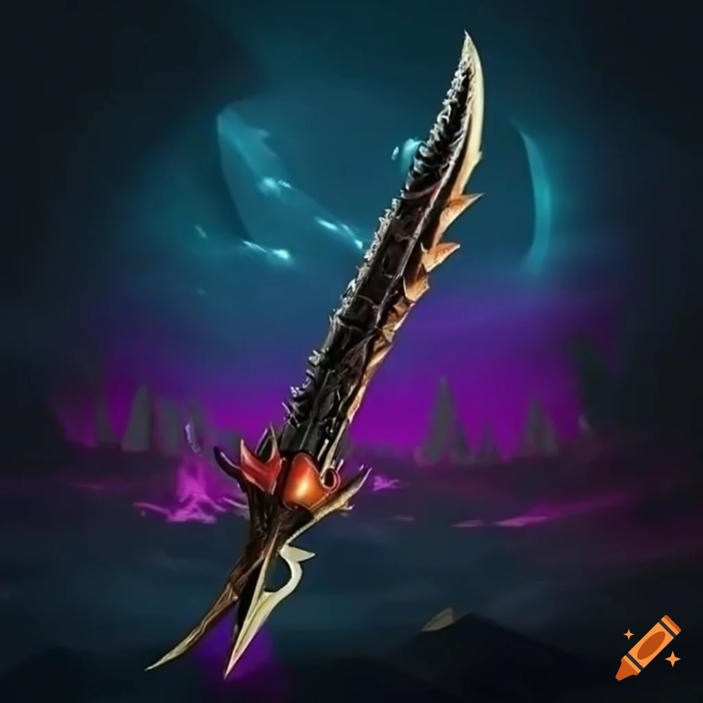 Mythic wave sword on Craiyon
