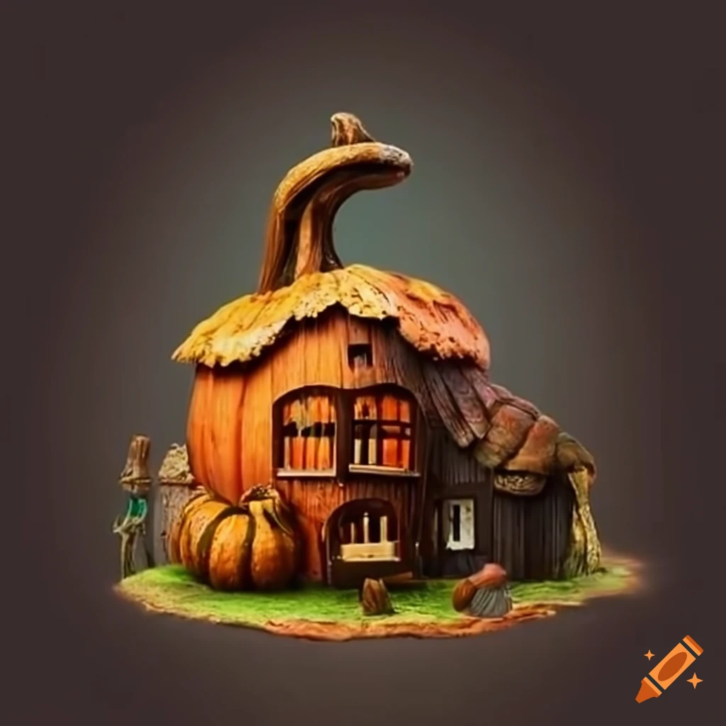 A whimsical dog house on Craiyon