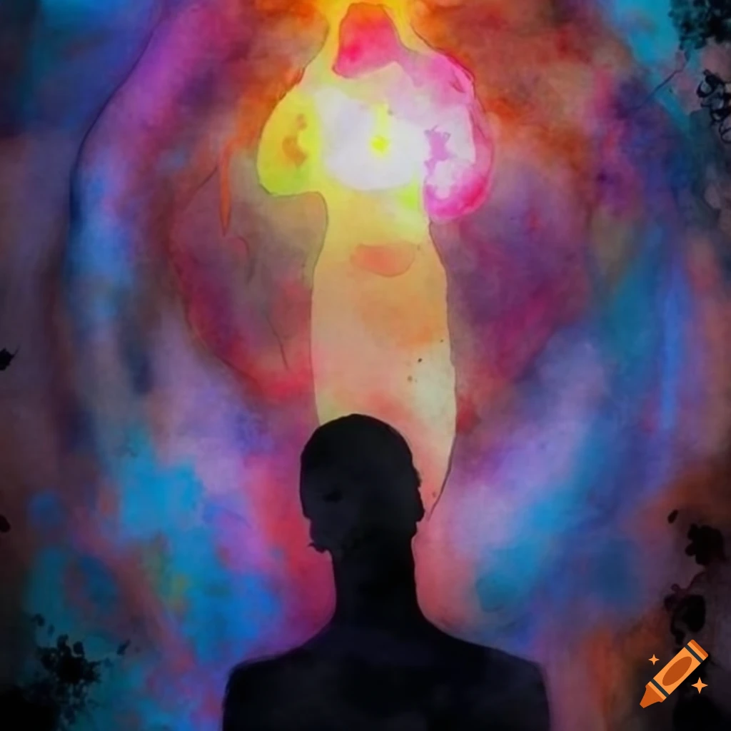 Abstract sentient being representing willpower on Craiyon