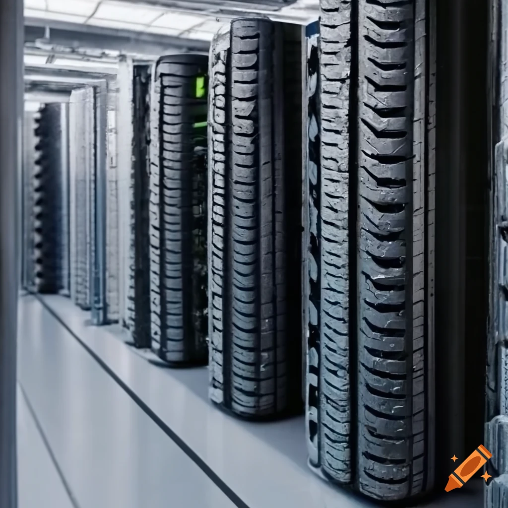 Datacenter equipment with tires