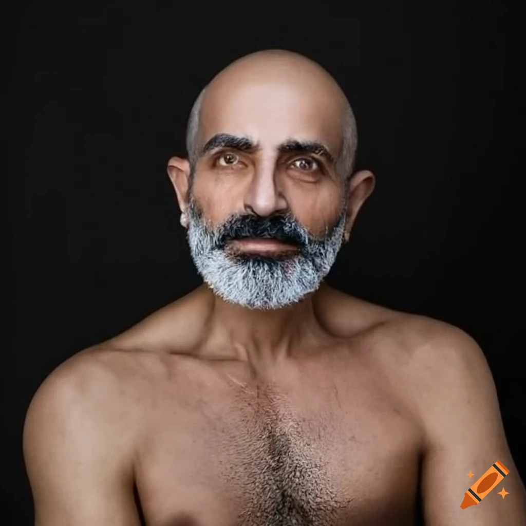 Portrait of a handsome kurdish man