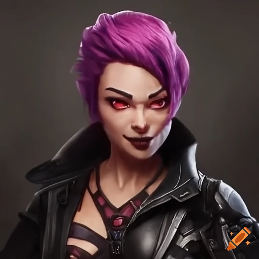 Finely detailed female monster squad in uhd