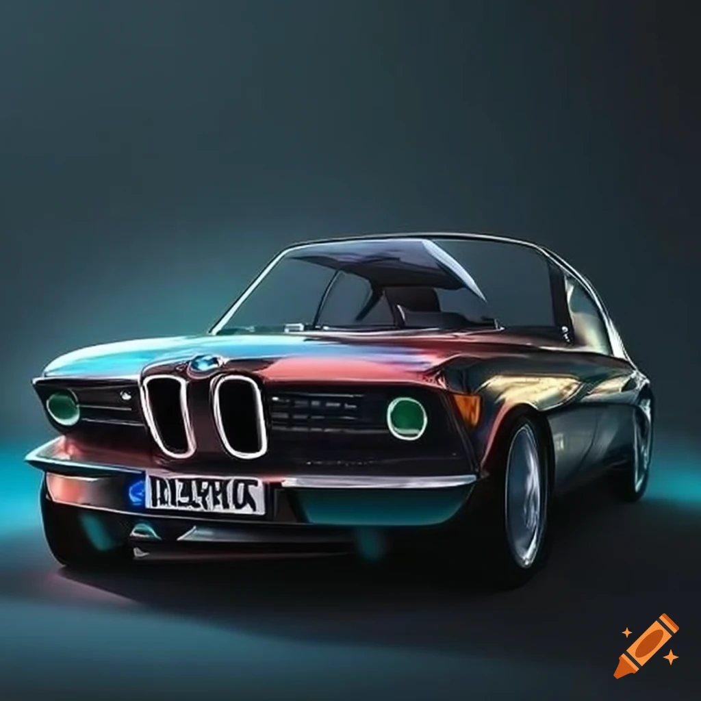 Futuristic bmw with classic design on Craiyon