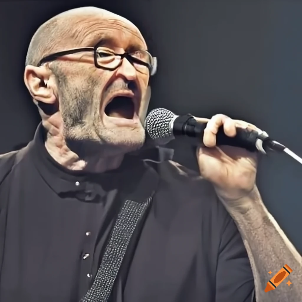 Image of bryan cranston with a red beard in a racecar playing bass ...