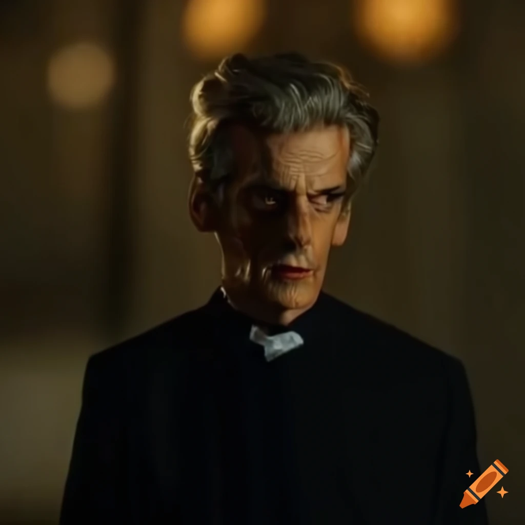 Realistic portrayal of Peter Capaldi as Rick Sanchez on Craiyon