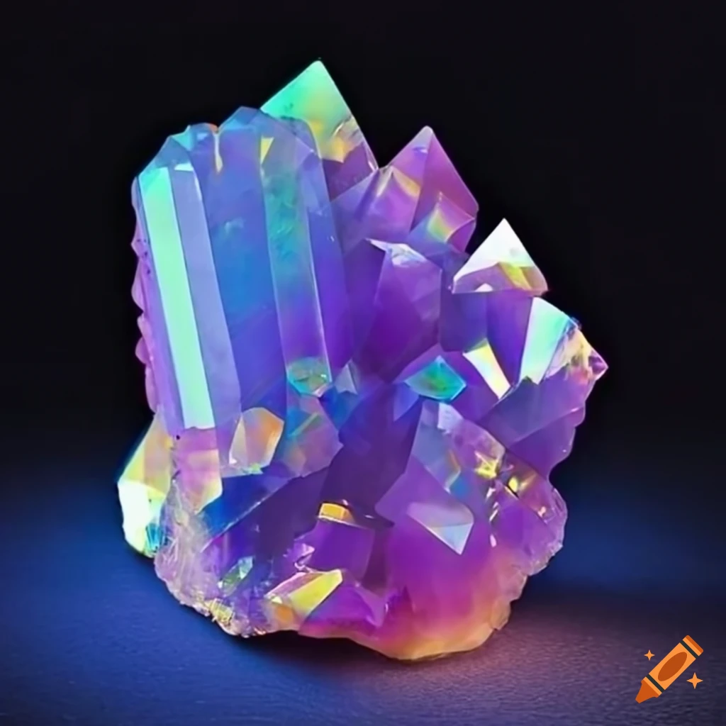 Massive bismuth crystal cave on Craiyon