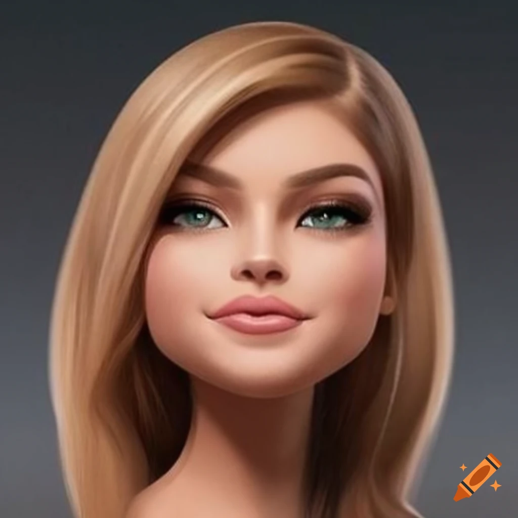 Photo-realistic mabel pines as the goddess venus on Craiyon