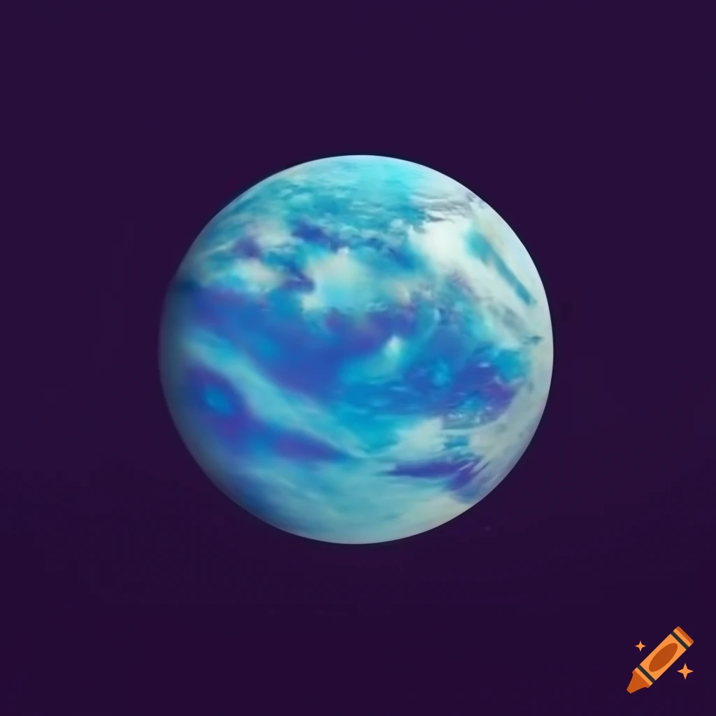 Balloon planet on Craiyon