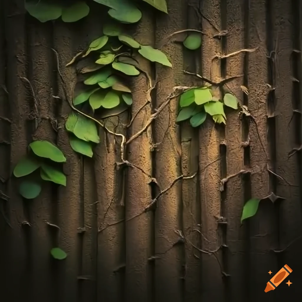 Wooden sign in a green garden on Craiyon