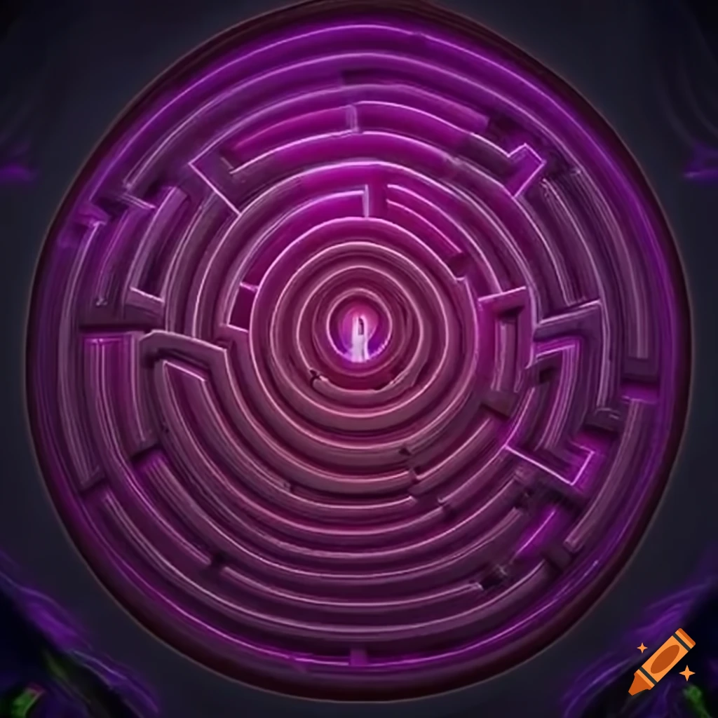 Labyrinth maze on Craiyon