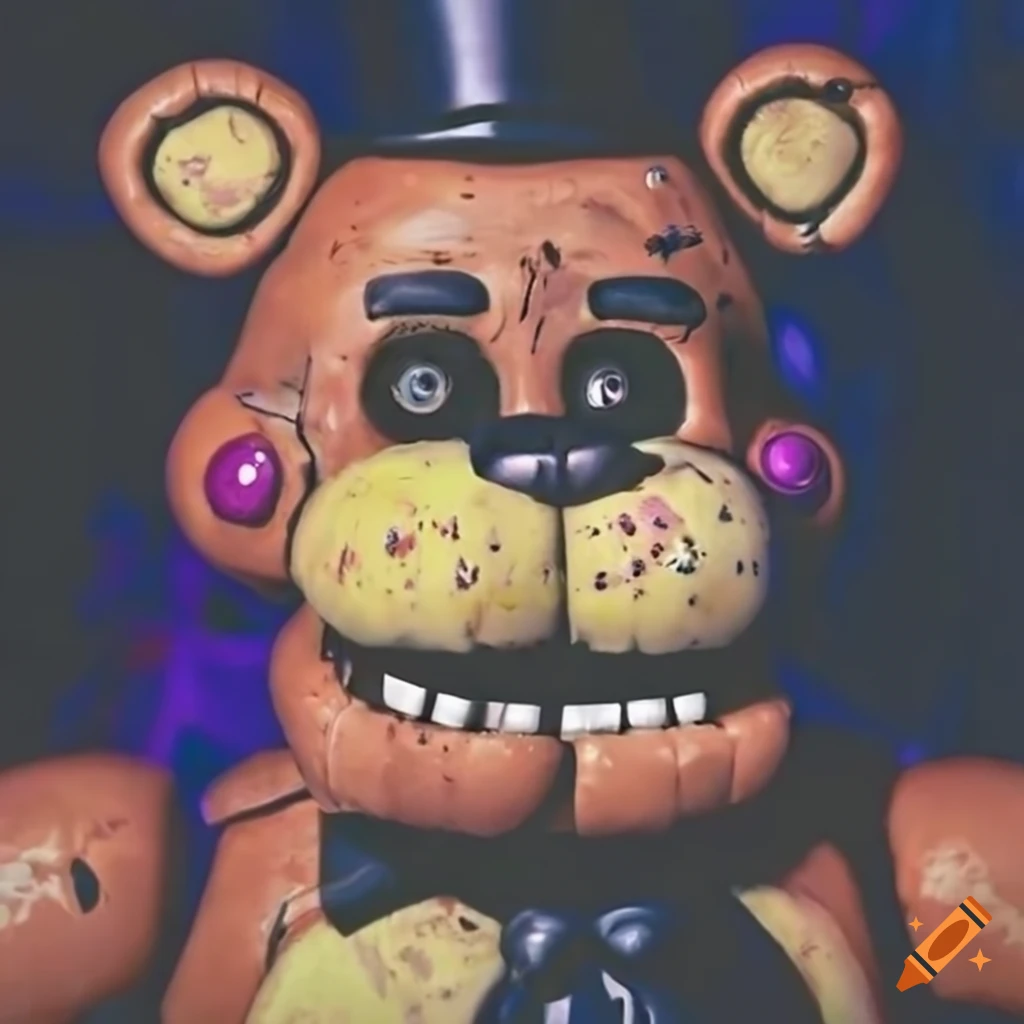 Abandoned tiger animatronic from five nights at freddy's game on Craiyon