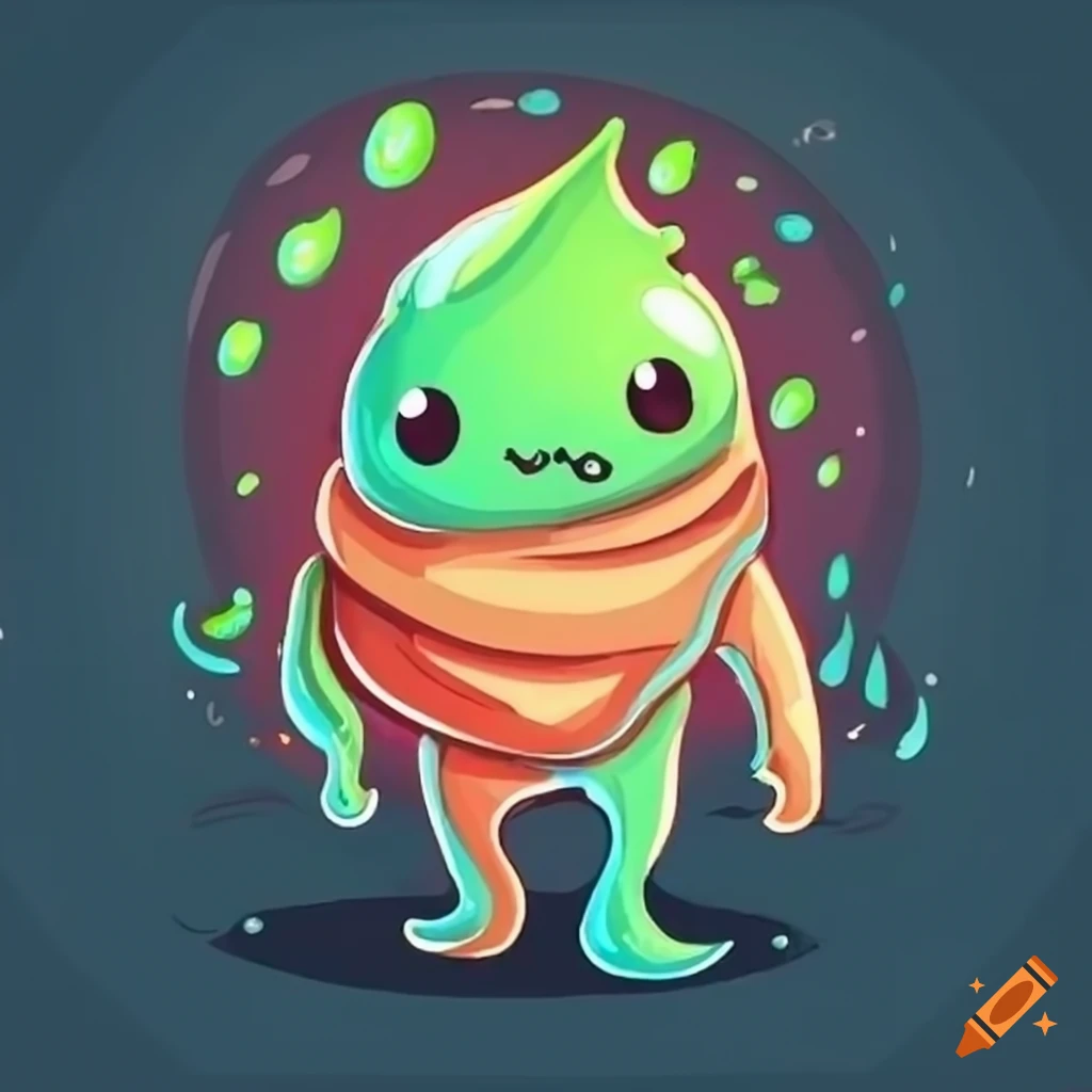 Cute slime character