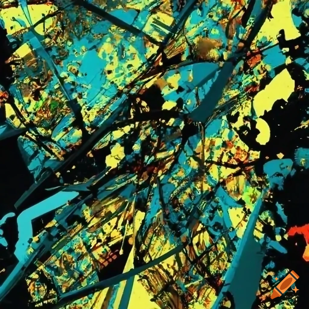 Abstract design with vibrant and bright colors on Craiyon