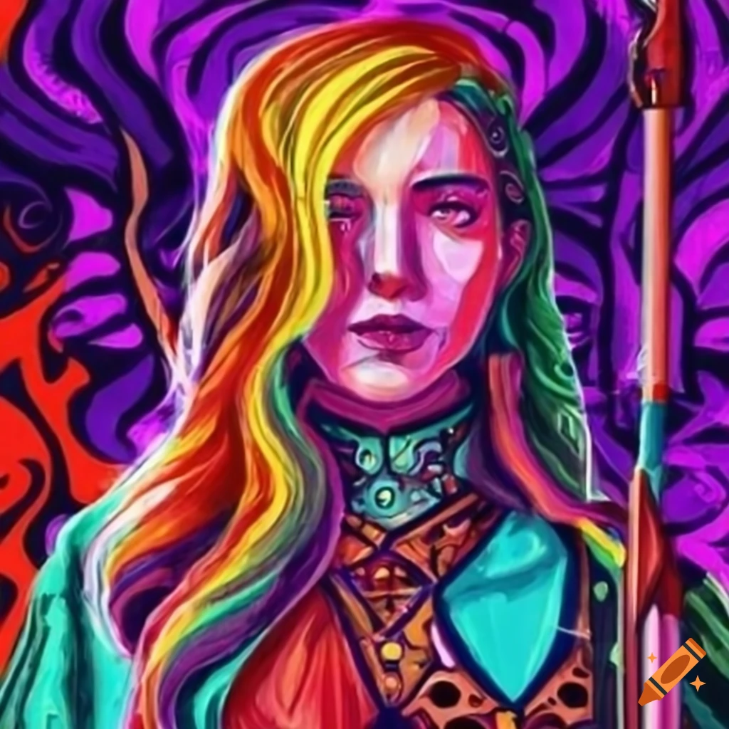 Artwork featuring warpstorm of justice and daughter of cups (brigid of ...