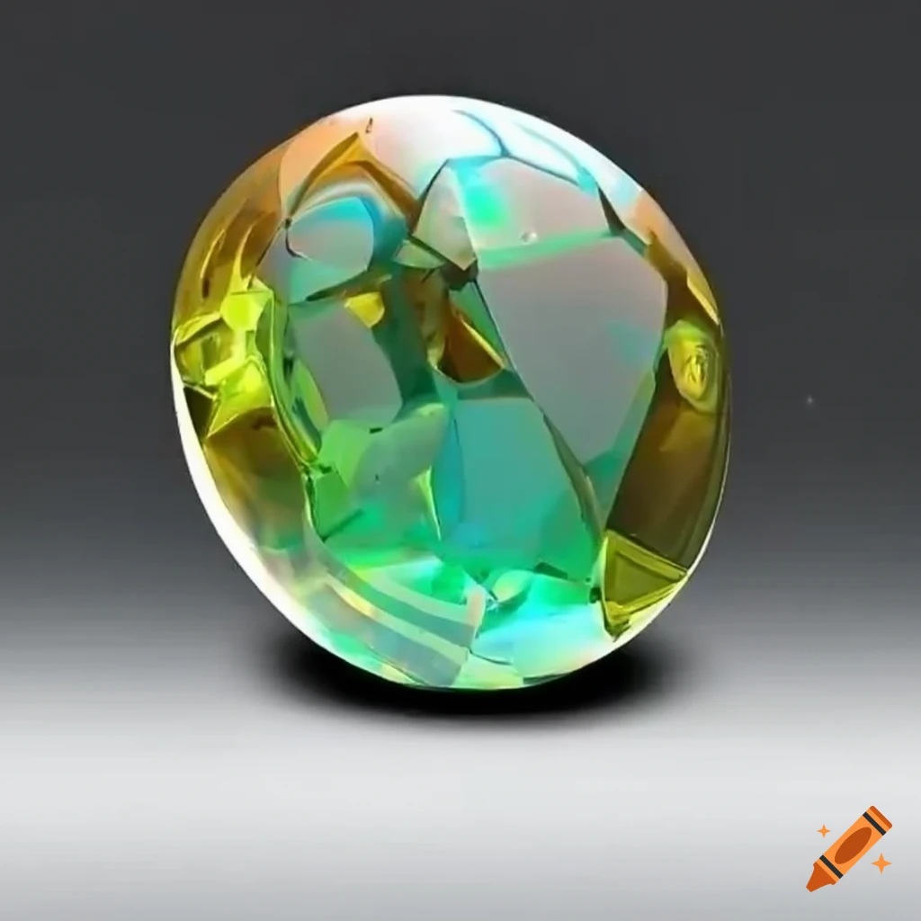 Magnificent square-shaped opal