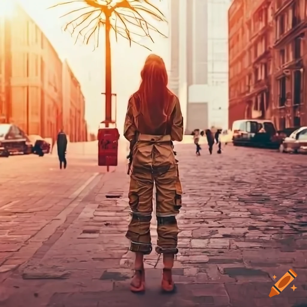 Urban fashion with cargo pants and bohemian outfit on Craiyon