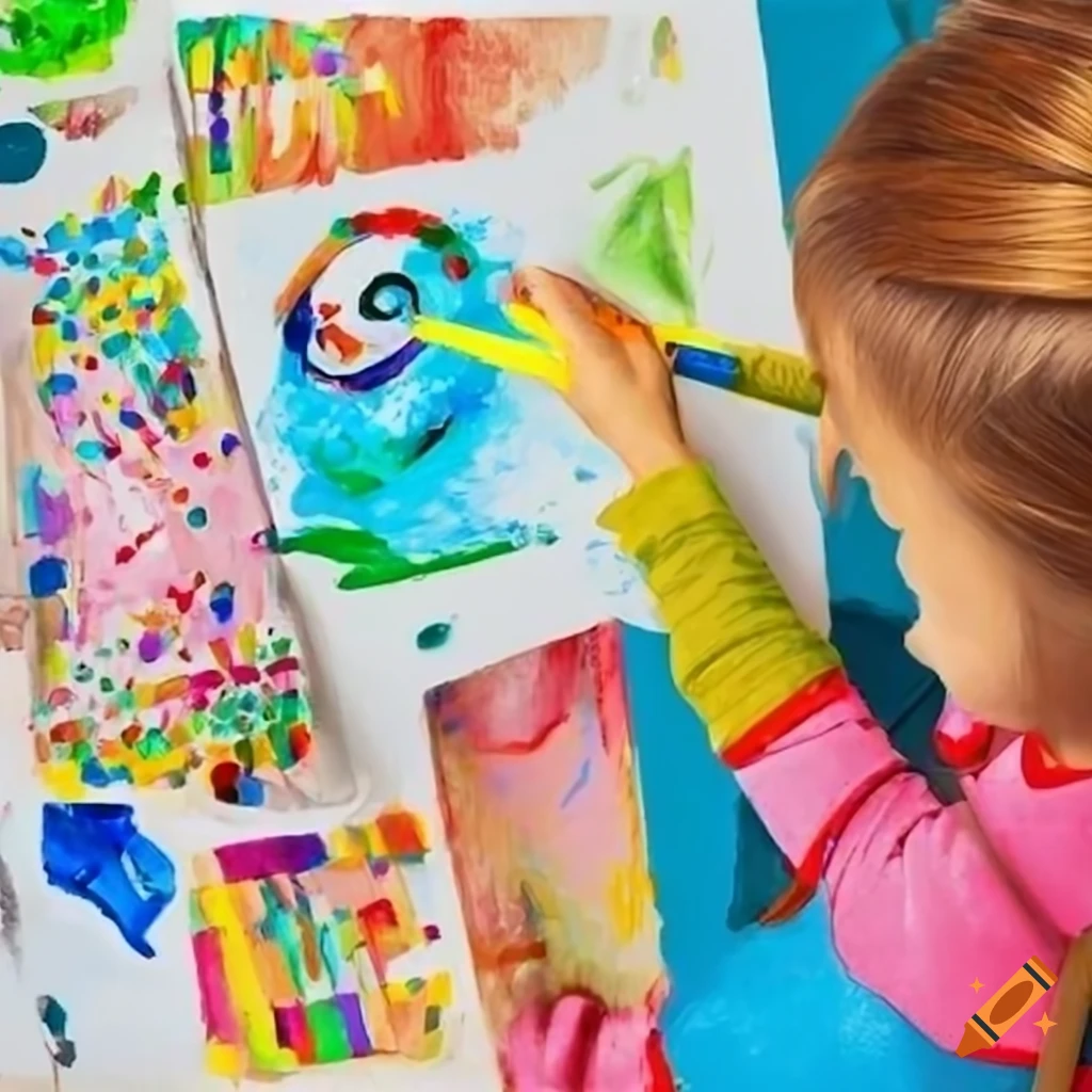 Colorful artwork representing inquiry-based learning