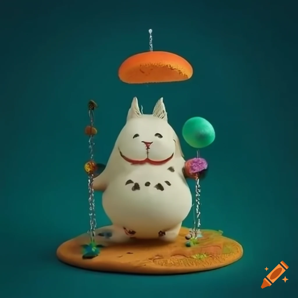 Creepy moomin character with red eyes in a dark and disturbing ...