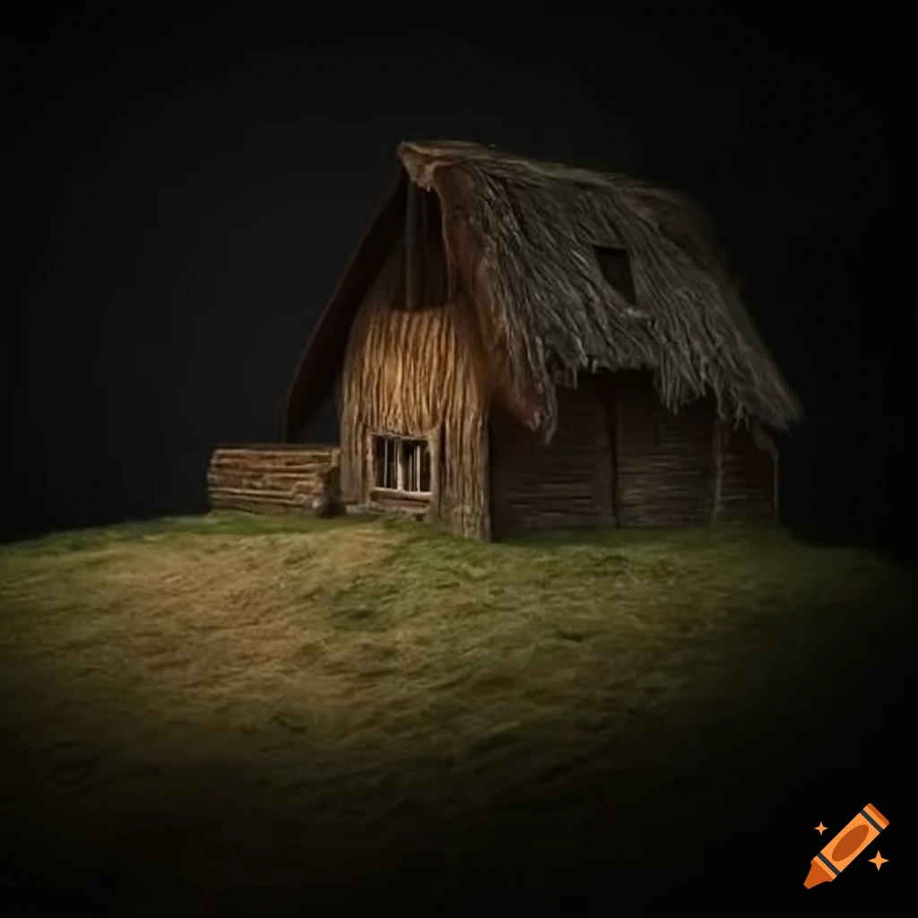 Prehistoric pit house on Craiyon