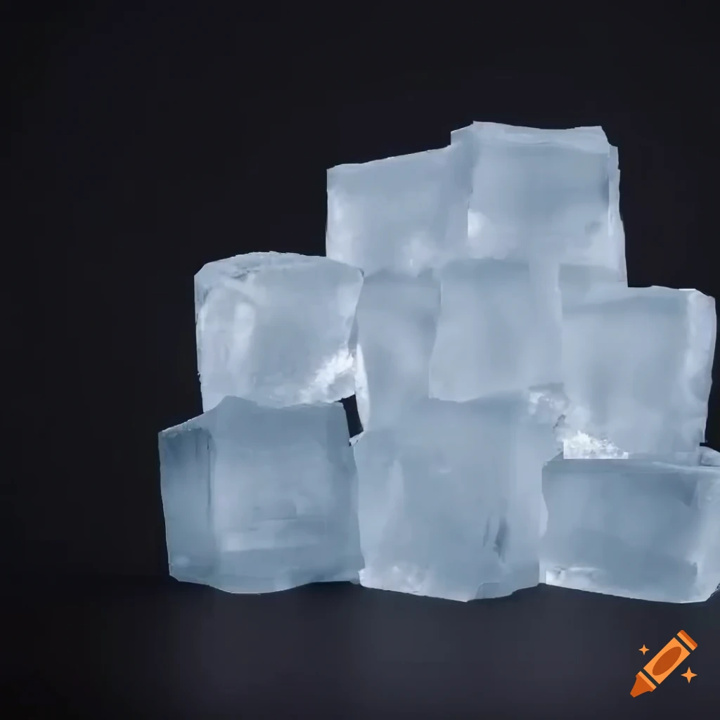 Ice block wall in a video game