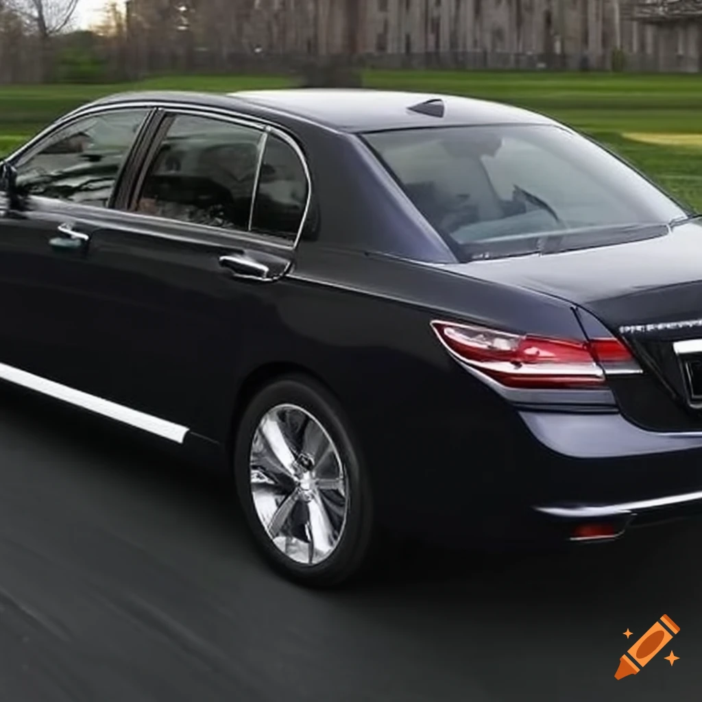 Elegant sedan car on Craiyon
