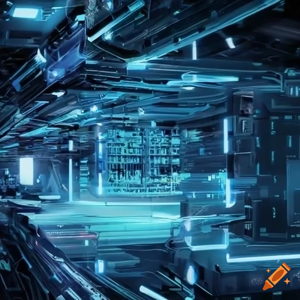 Conceptual representation of digital transformation on Craiyon