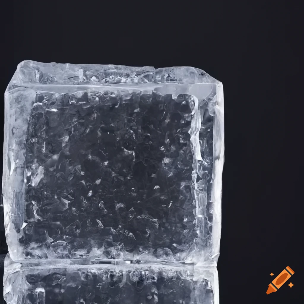 Ice block wall in a video game