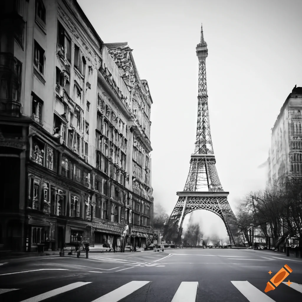 Table on eiffel tower on Craiyon