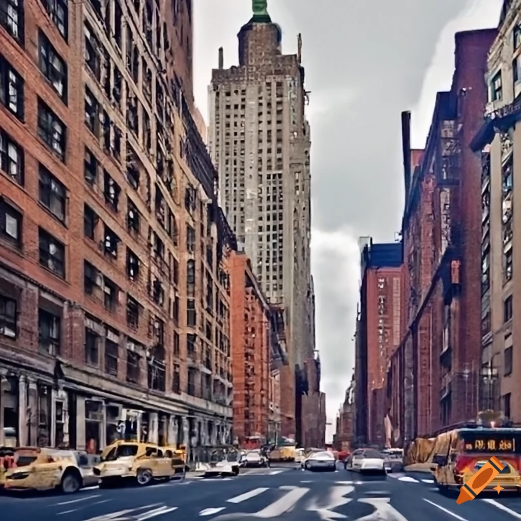 A city skyline that blends tokyo and new york city on Craiyon