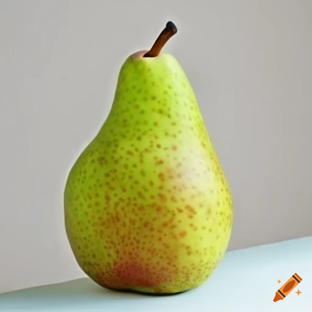 A ripe, juicy pear