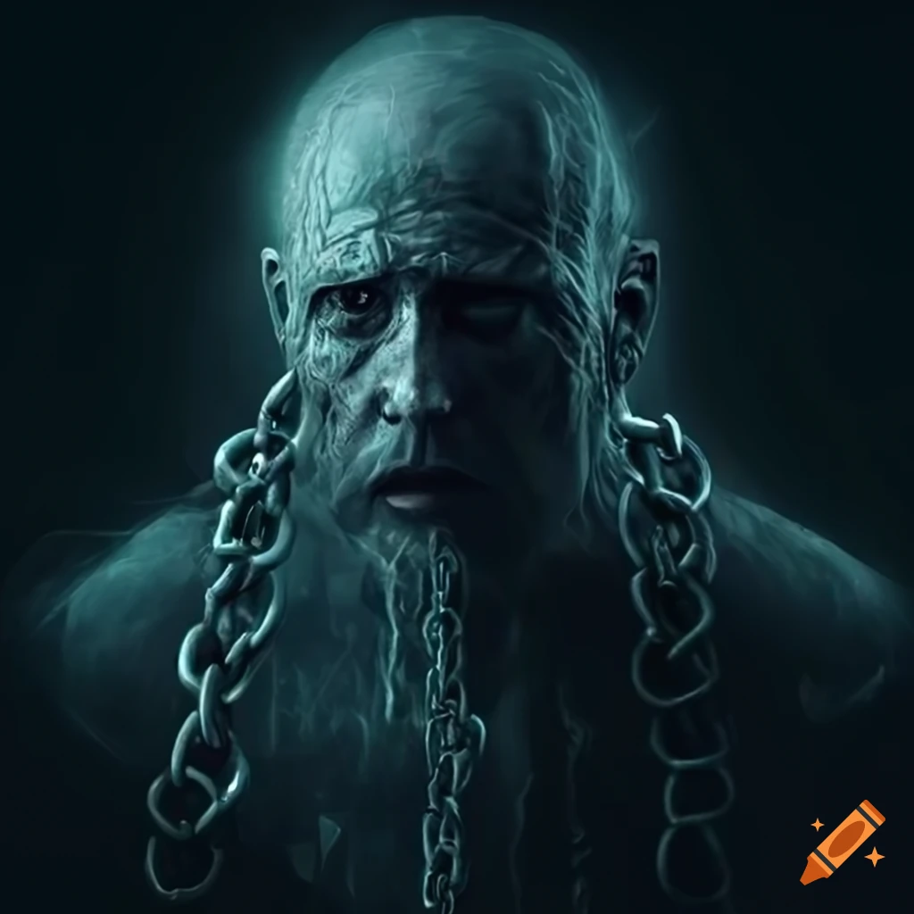 Digital art of shattered chain of being on Craiyon