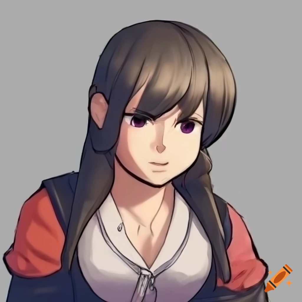 Waifu oc from ace attorney series on Craiyon