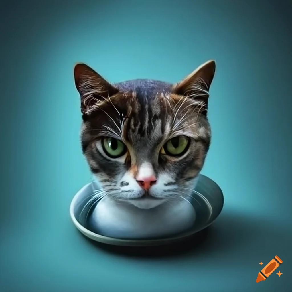 Funny cat holding a board on Craiyon