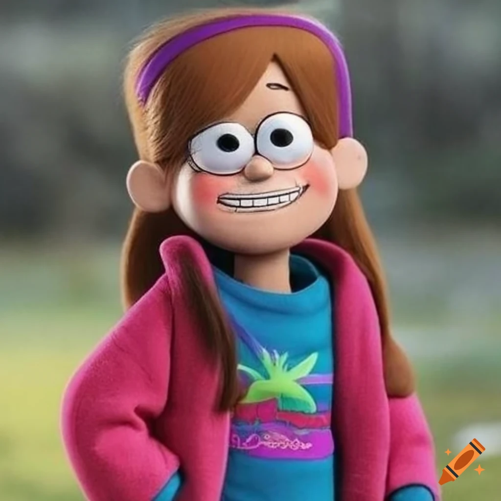 Mabel pines transforming into a robot on Craiyon