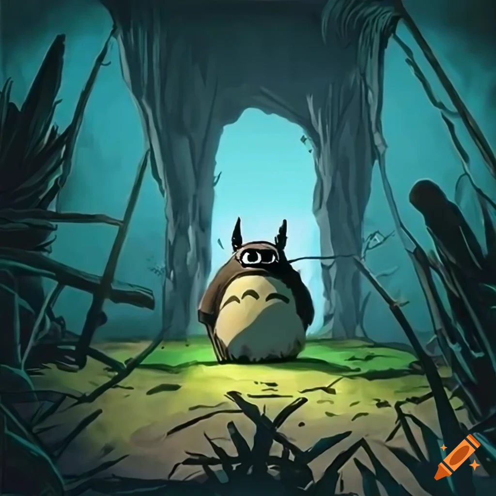 Totoro Blade Runner Inspired Diorama totoro-blade-runner-inspired-diorama