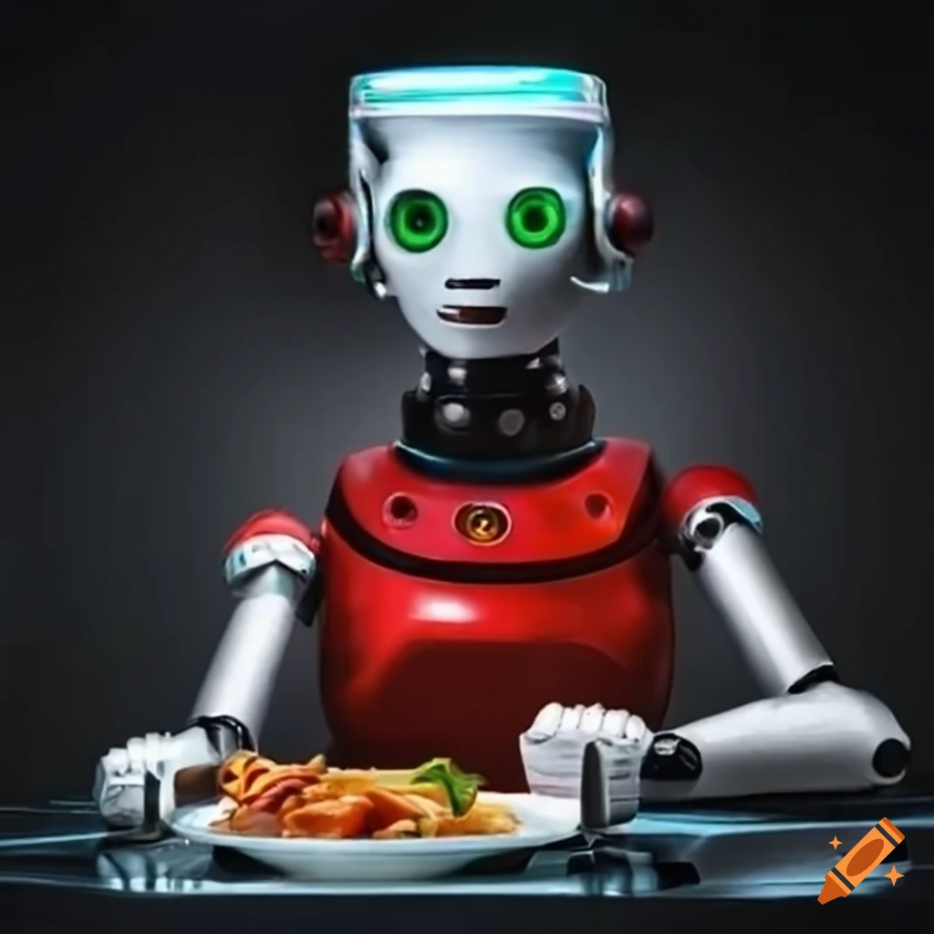 Cooking robots image on Craiyon