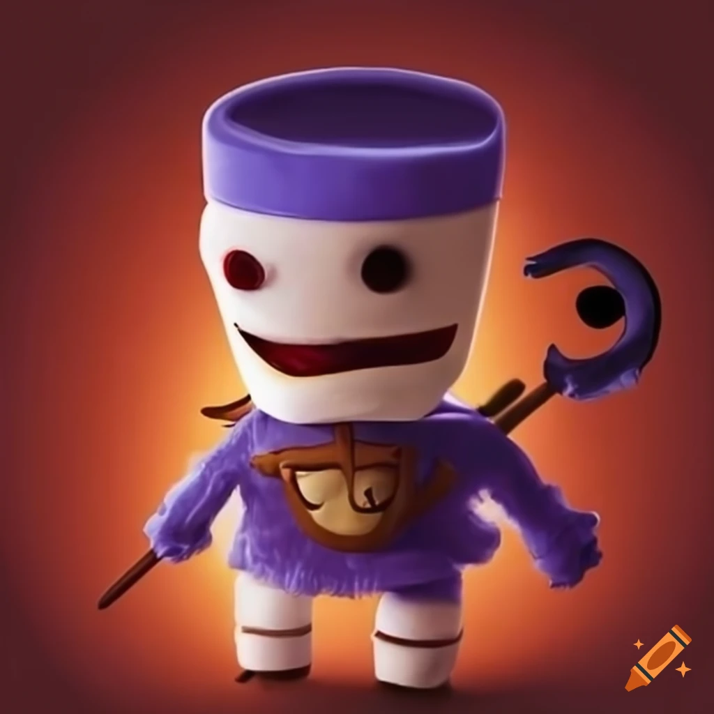 Castle Crashers Purple Knight Wallpaper