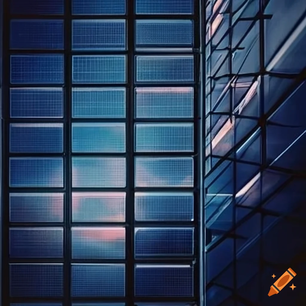 Avenue with modern wooden buildings and large windows on Craiyon
