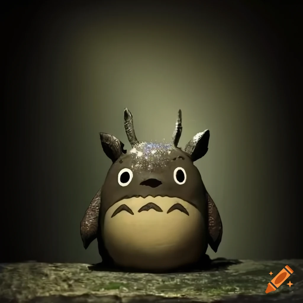 Glittery salzburg totoro blade runner diorama