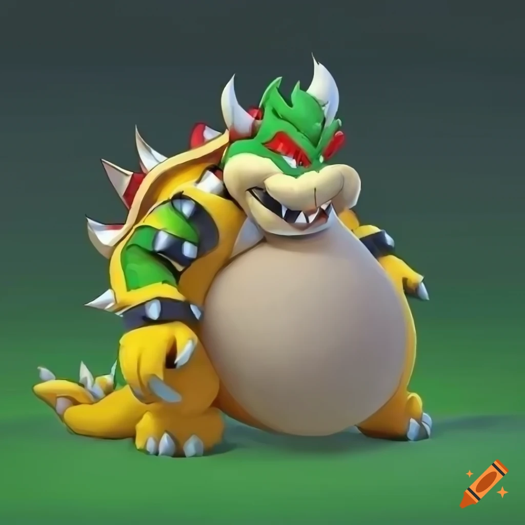 Bowser from the super mario universe on Craiyon