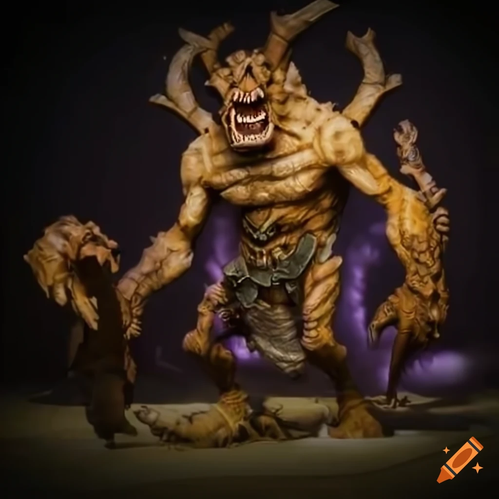 Dungeon boss creature illustration