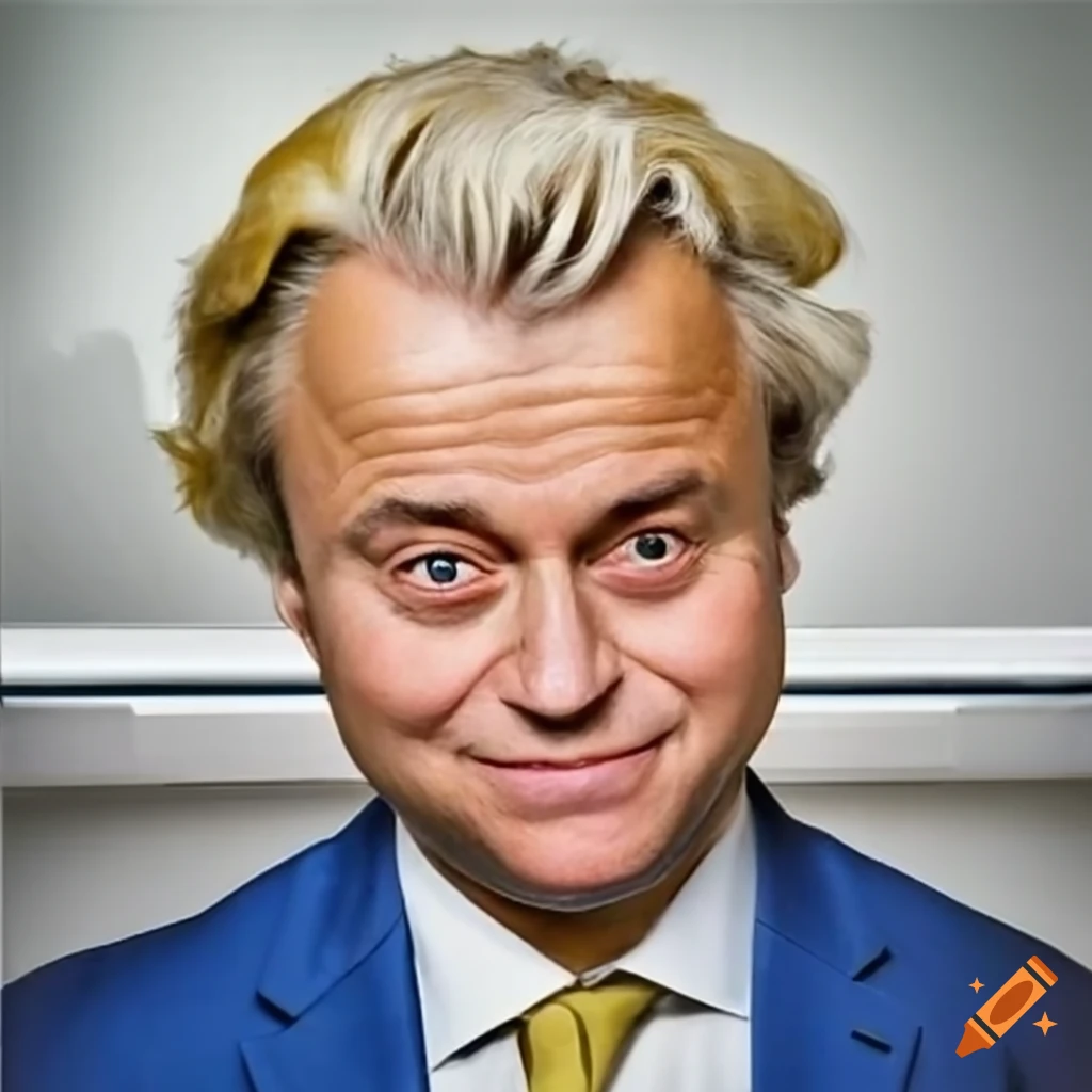 Geert wilders portrayed as a borg by moebius on Craiyon