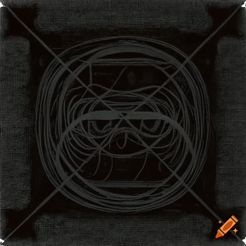 Aphex twin logo album cover on Craiyon