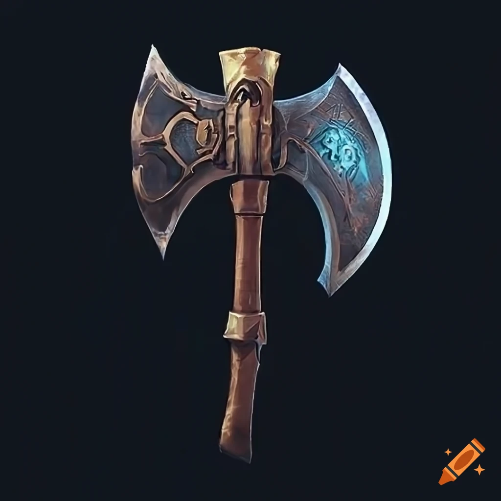 Image of an arcane axe