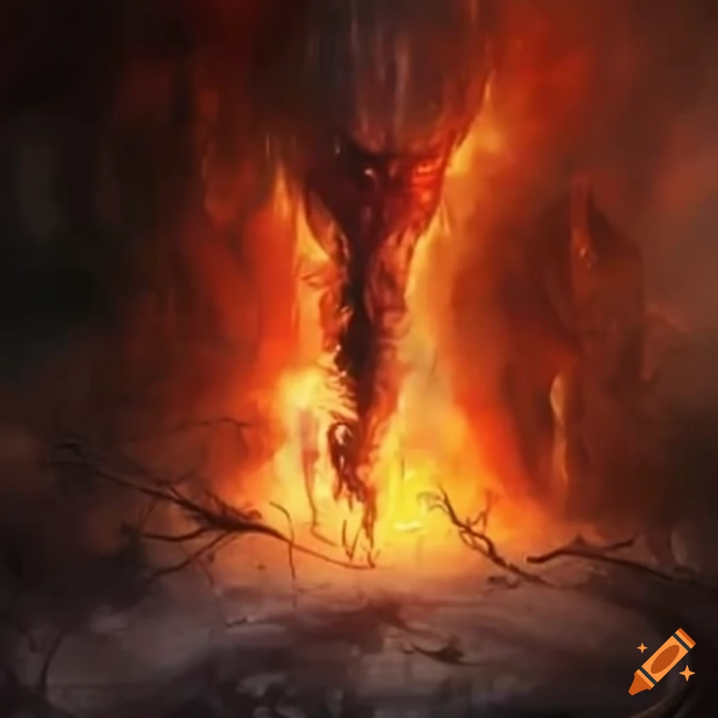 Image of rampaging yetis causing destruction