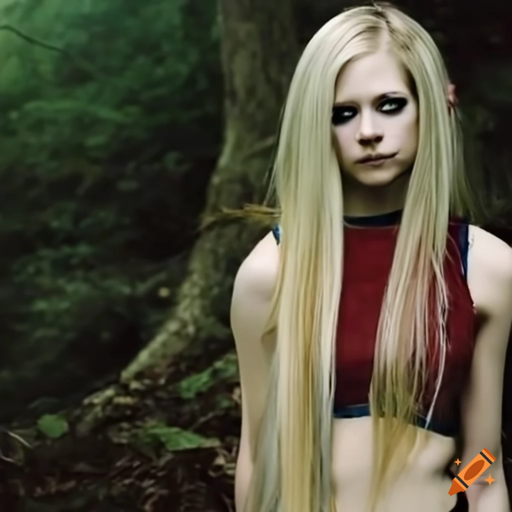 Rpg elf portrayal of avril lavigne on Craiyon