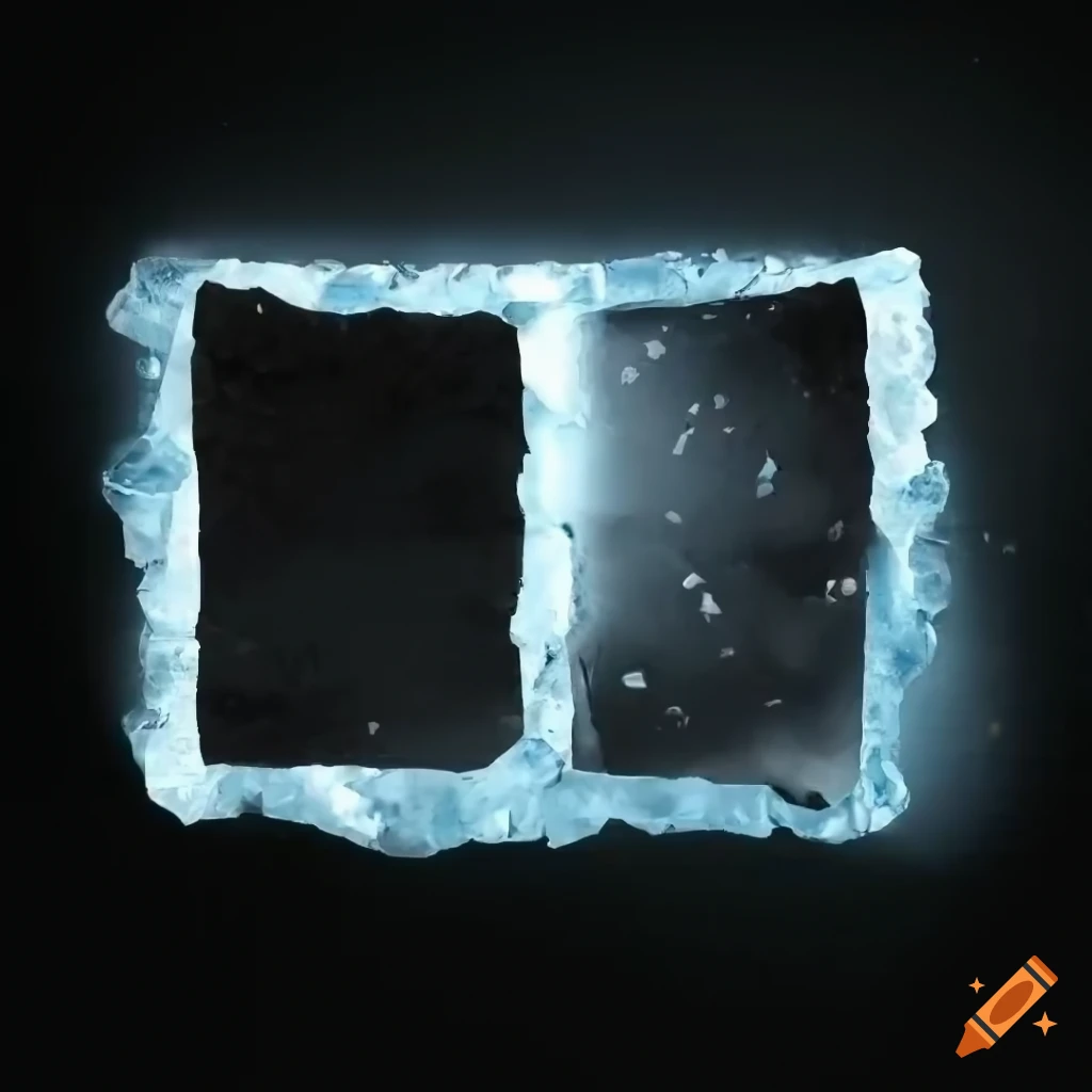 2d ice block wall in a video game