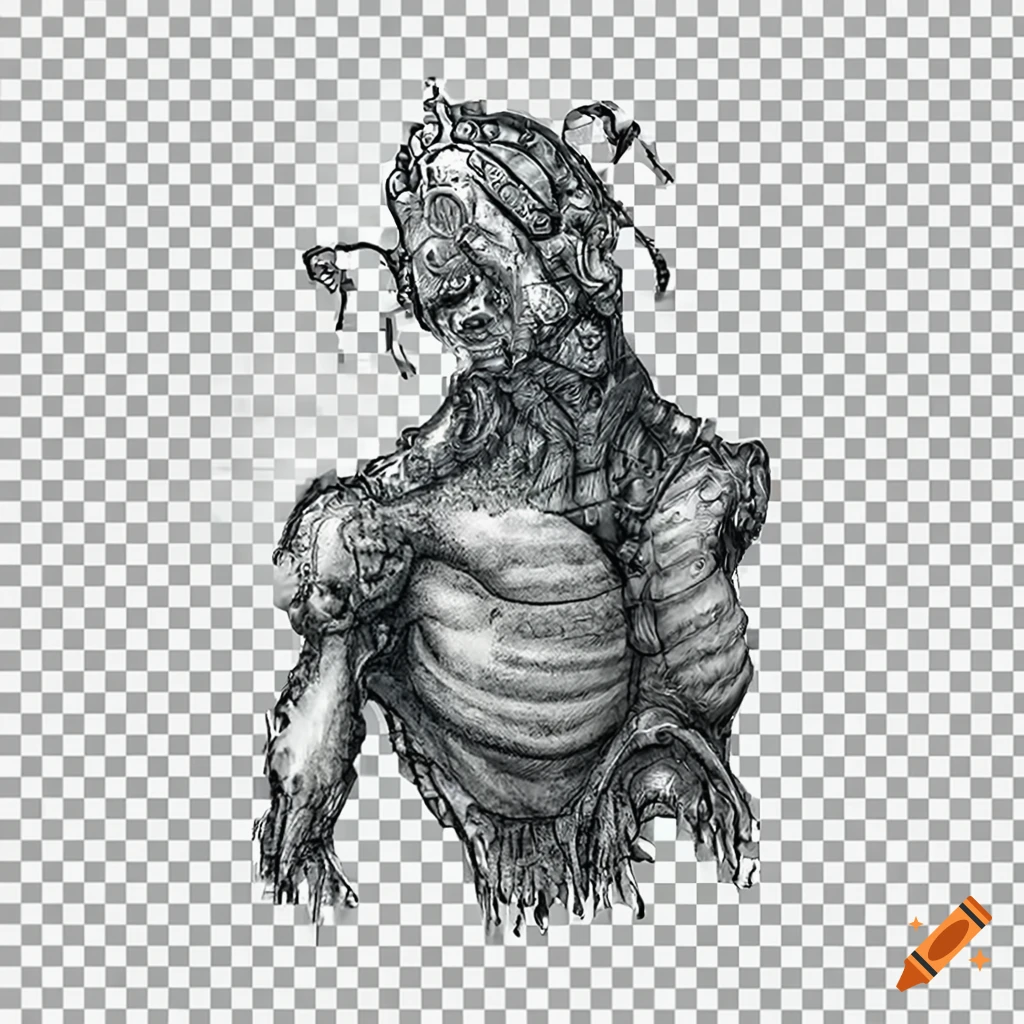 Png image of a biomechanical victorian humanoid npc