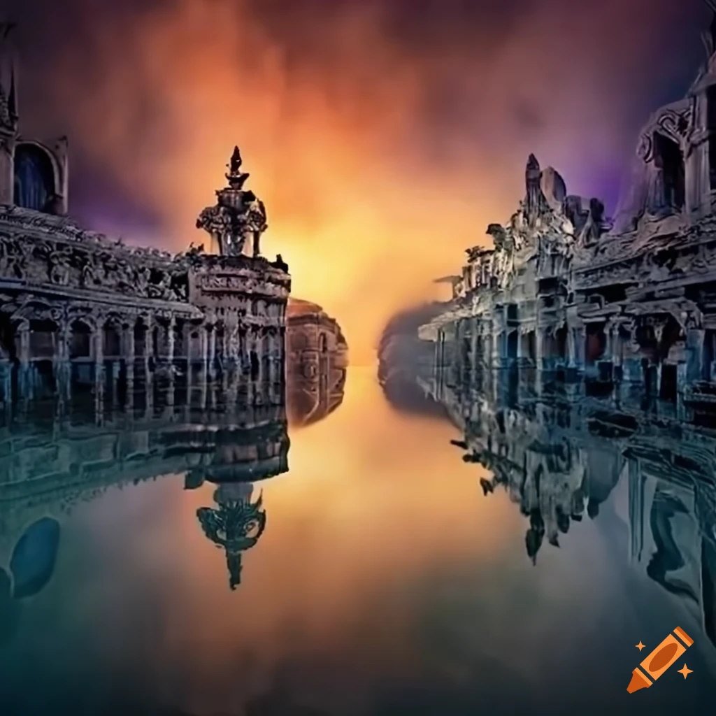 Image of the lost library of atlantis